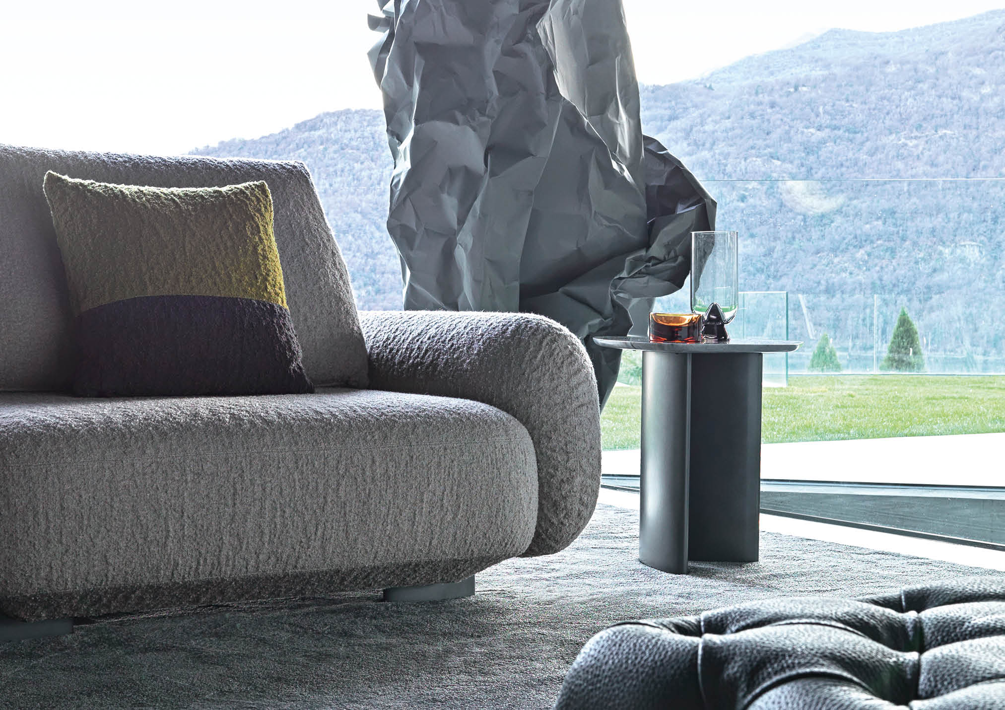 Iggy modern fabric sofa - BertO