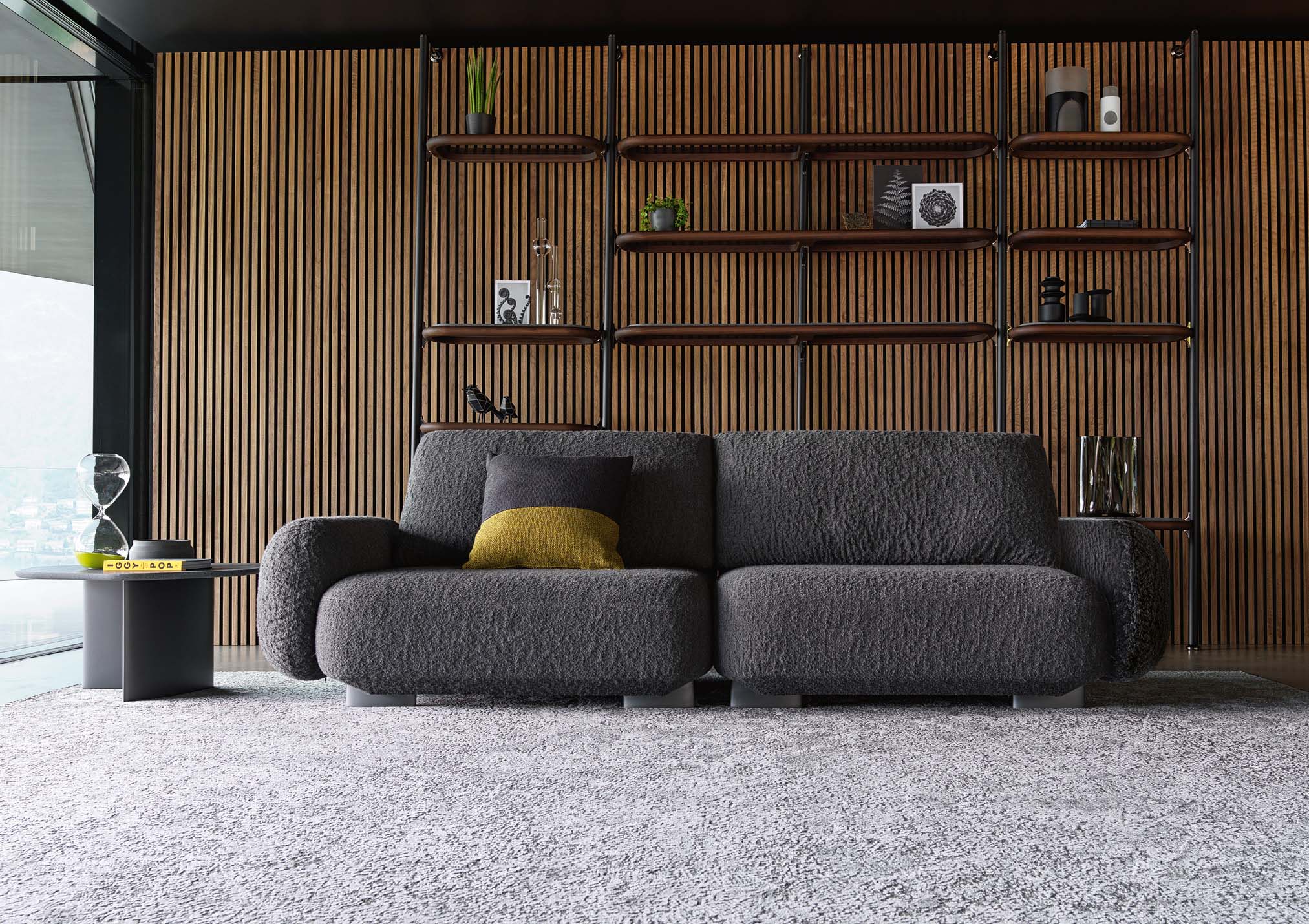 Iggy modern fabric sofa - BertO