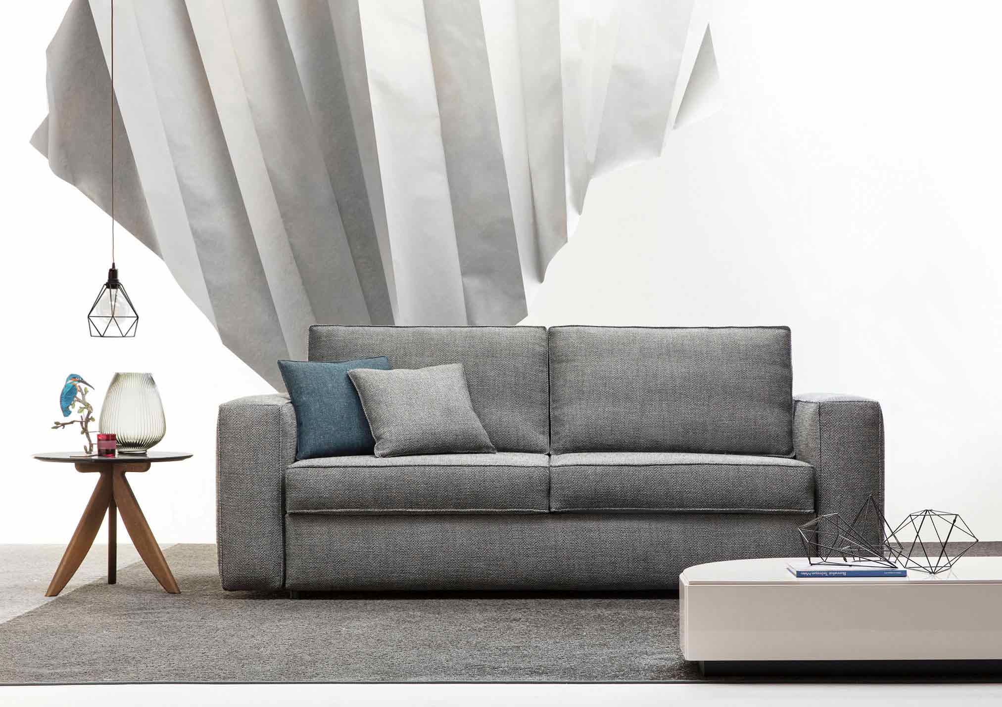 OUTLET | Fabric Sofa Bed with Electric Opening - BertO Shop